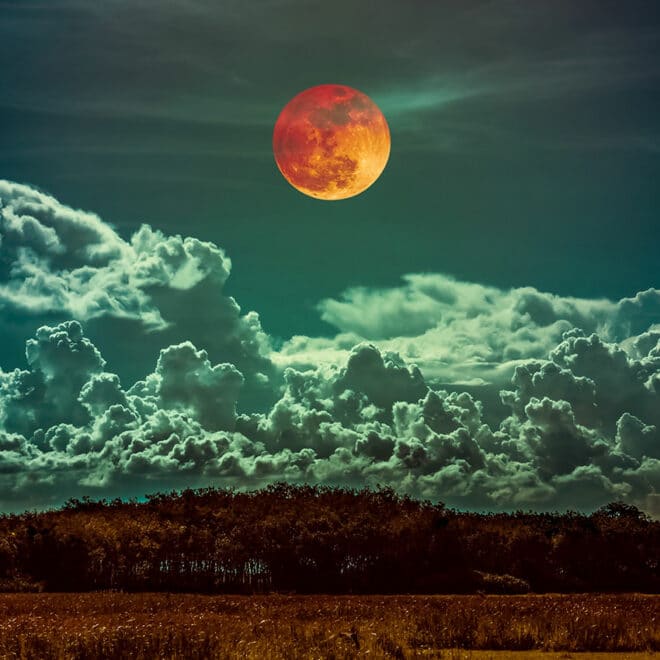 October 2019's Blood Moon: Charmed & Lucky | Astrology Answers